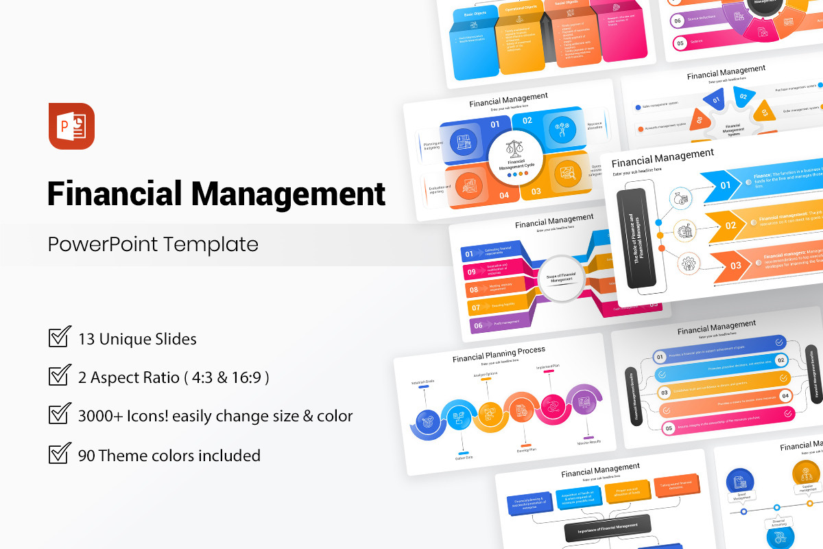 Financial Management Presentation PowerPoint Template | Nulivo Market