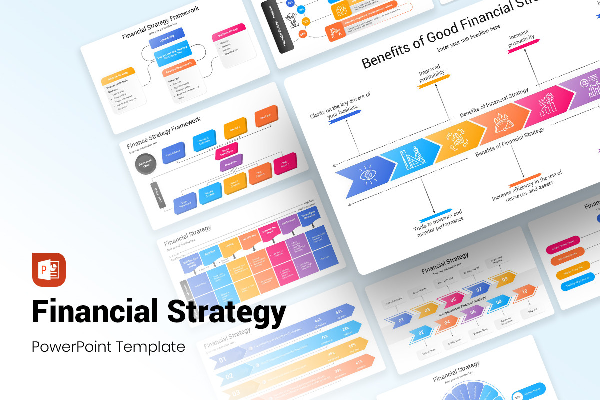 Financial Strategy Presentation PowerPoint Template | Nulivo Market