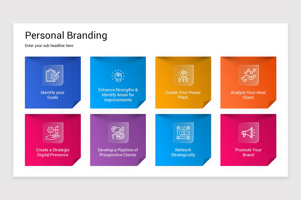Personal Branding Models Keynote Template | Nulivo Market