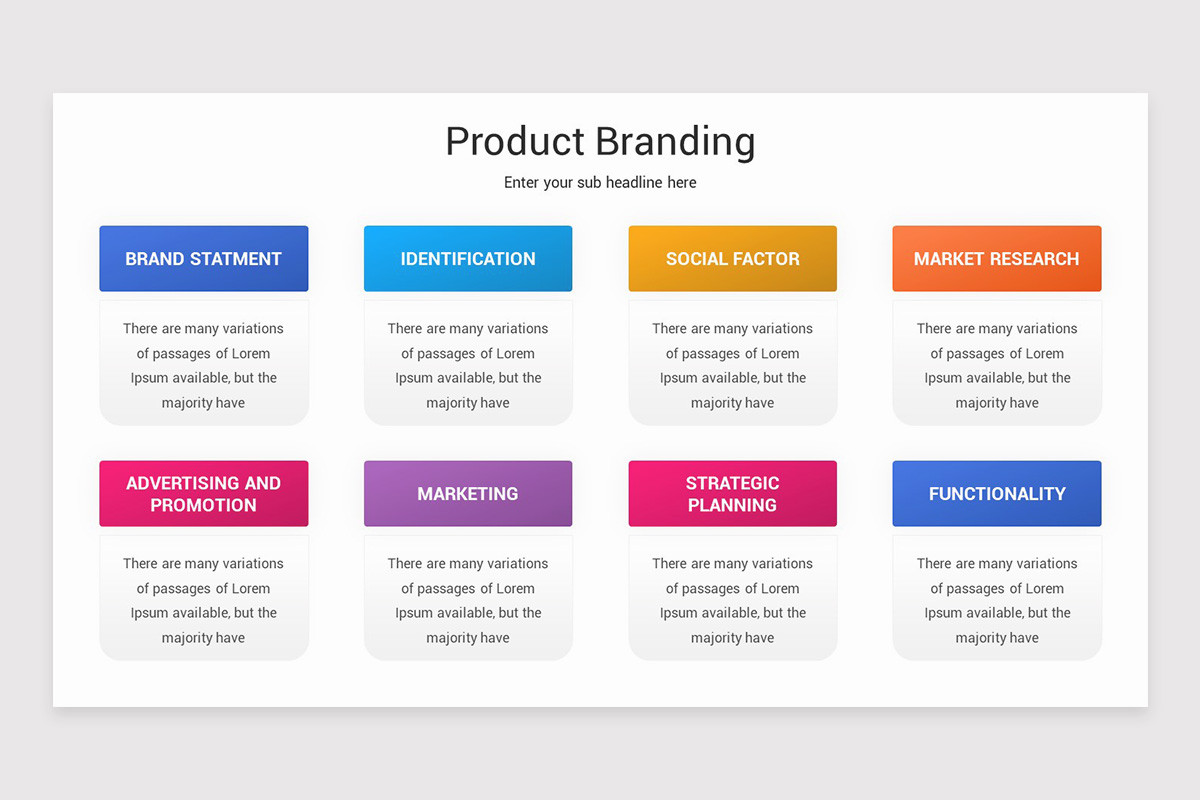 Product Branding Models Keynote Template | Nulivo Market