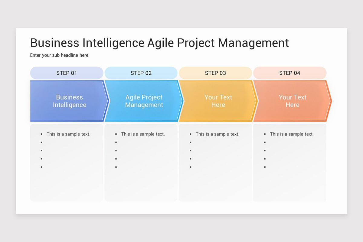Agile Project Plan Presentation PowerPoint Template | Nulivo Market