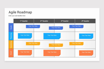 Agile Roadmap Presentation Google Slides Template | Nulivo Market