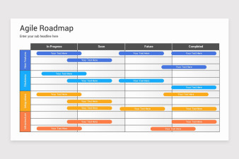 Agile Roadmap Presentation Google Slides Template | Nulivo Market