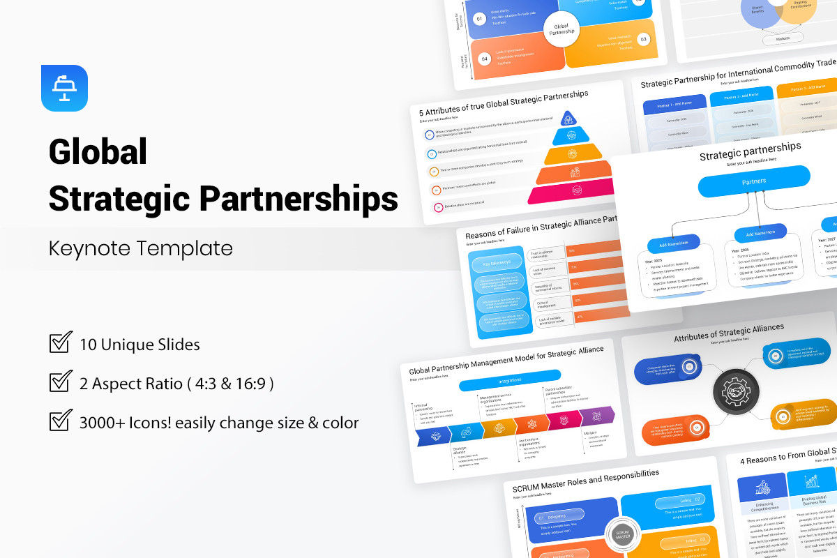 Global Strategic Partnerships Keynote Template | Nulivo Market