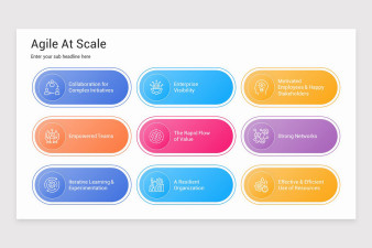 Agile Framework Presentation PowerPoint Template | Nulivo Market