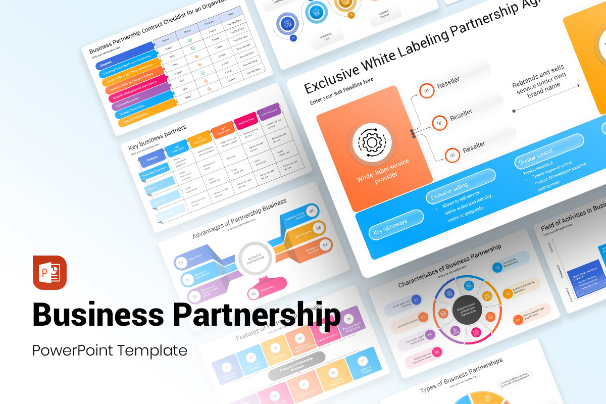 Business Partnership Presentation PowerPoint Template | Nulivo Market