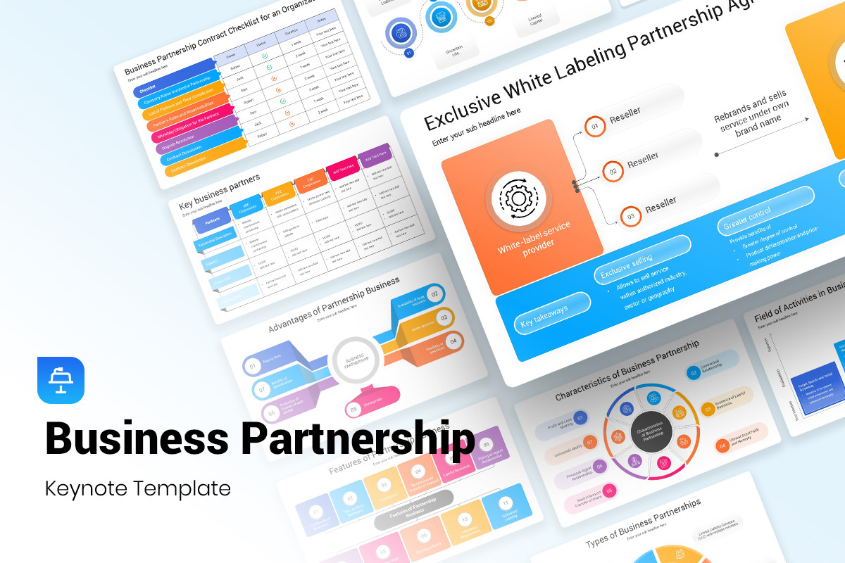 Business Partnership Presentation Keynote Template | Nulivo Market