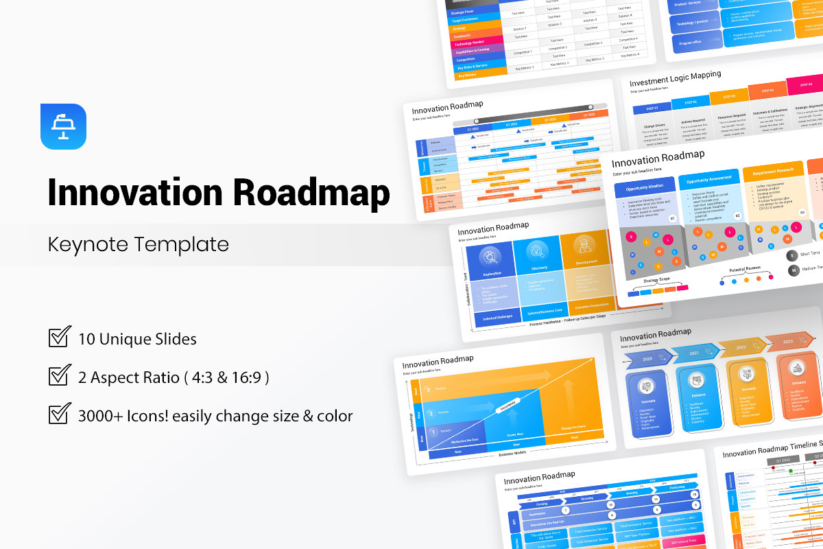 Innovation Roadmap Presentation Keynote Template | Nulivo Market