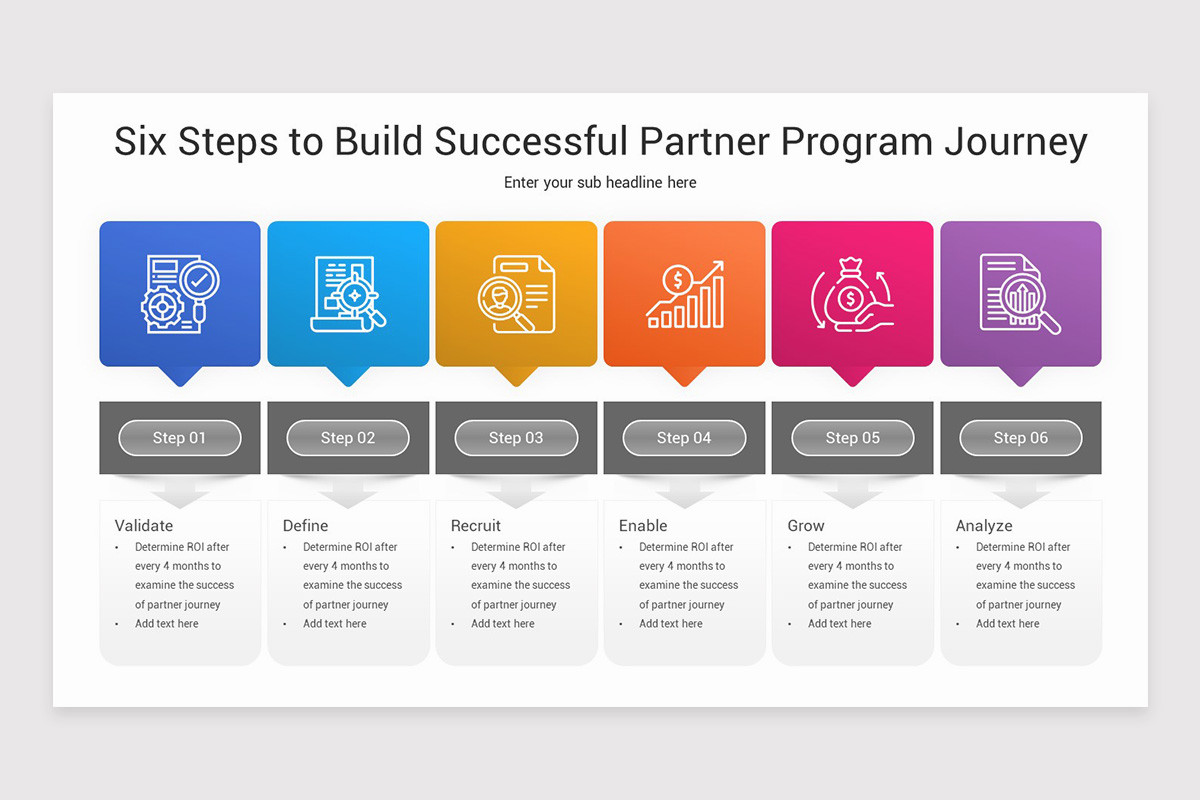 Partnership Journey Presentation PowerPoint Template | Nulivo Market