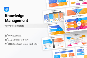 Knowledge Management Presentation Keynote Template | Nulivo Market