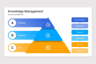 Knowledge Management Presentation Keynote Template | Nulivo Market
