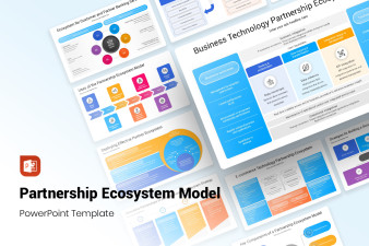 Partnership Ecosystem Model PowerPoint Template | Nulivo Market