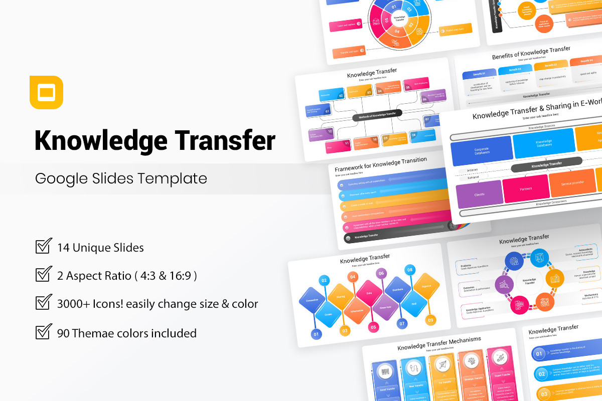 Knowledge Transfer Presentation Google Slides Template | Nulivo Market