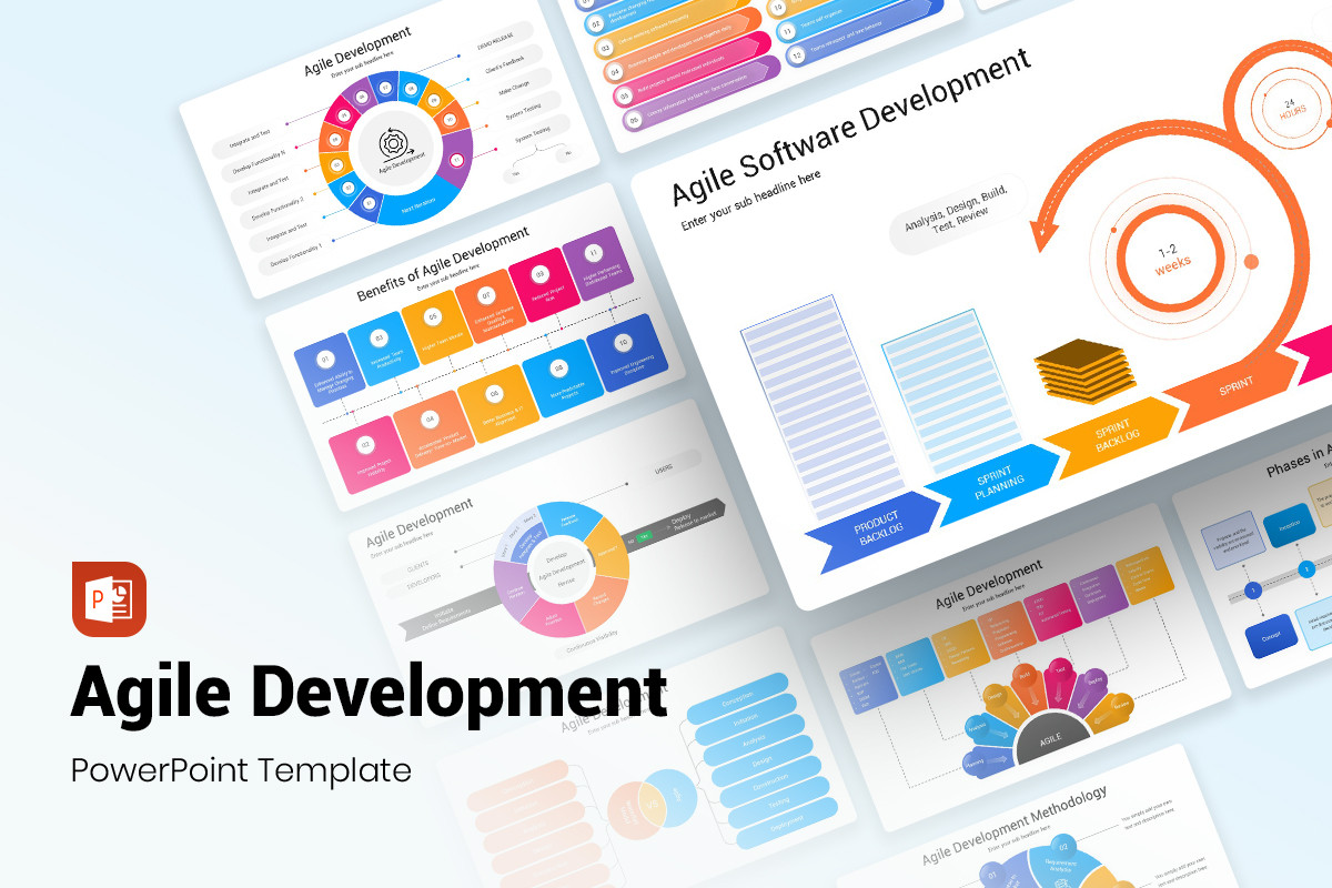 Agile Development Presentation PowerPoint Template | Nulivo Market