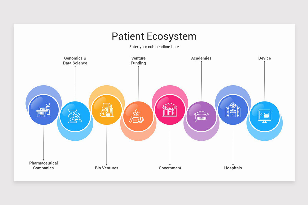 Patient Ecosystem Presentation PowerPoint Template | Nulivo Market