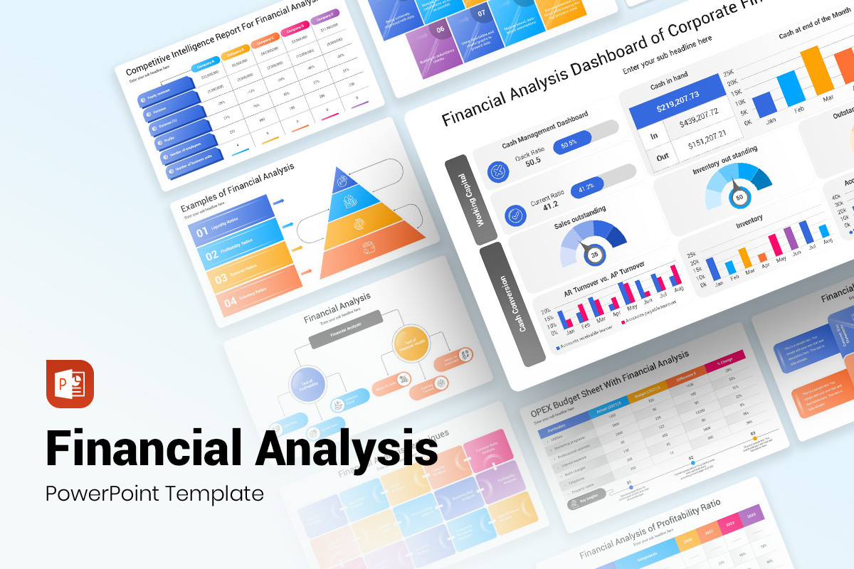 Financial Analysis Presentation PowerPoint Template | Nulivo Market