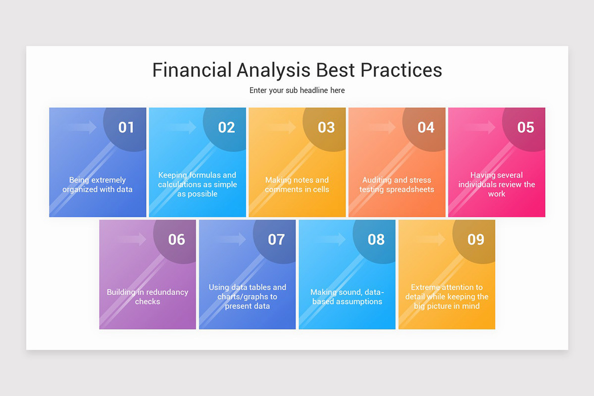 Financial Analysis Presentation Keynote Template | Nulivo Market