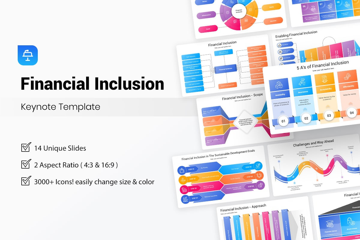 Financial Inclusion Presentation Keynote Template | Nulivo Market Financial Inclusion Presentation Keynote Template | Nulivo Market