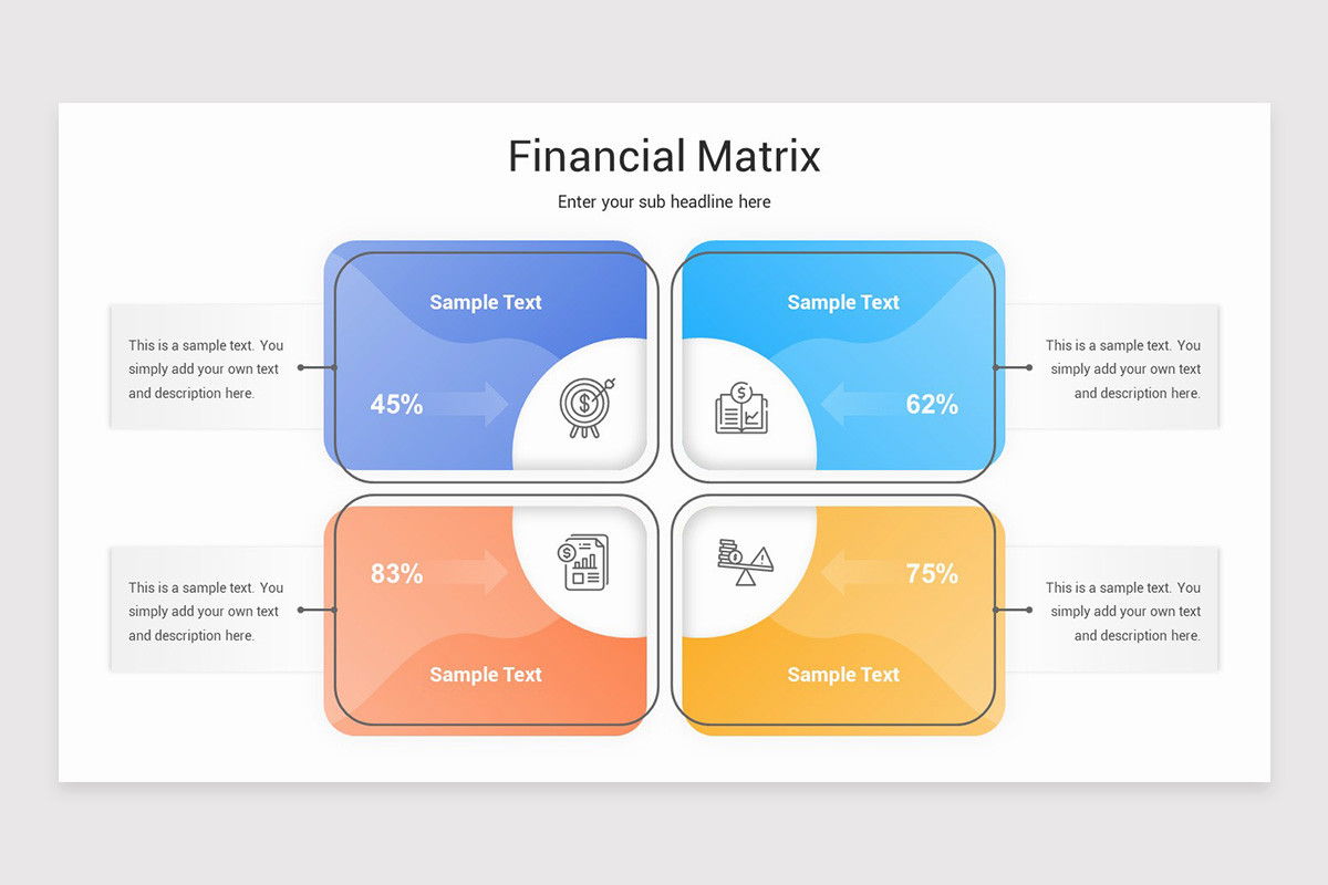 Financial Matrix Presentation Keynote Template | Nulivo Market