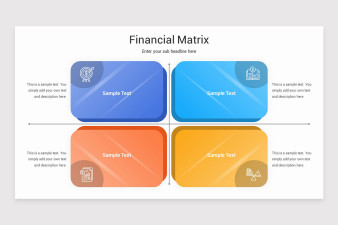 Financial Matrix Presentation Keynote Template | Nulivo Market