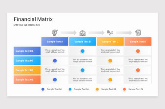 Financial Matrix Presentation Keynote Template | Nulivo Market