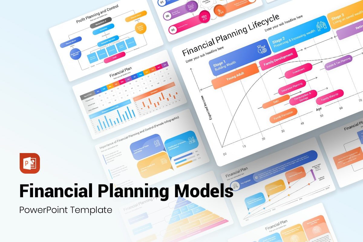 Financial Planning Models PowerPoint Template | Nulivo Market