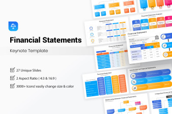 Financial Statements Presentation Keynote Template | Nulivo Market