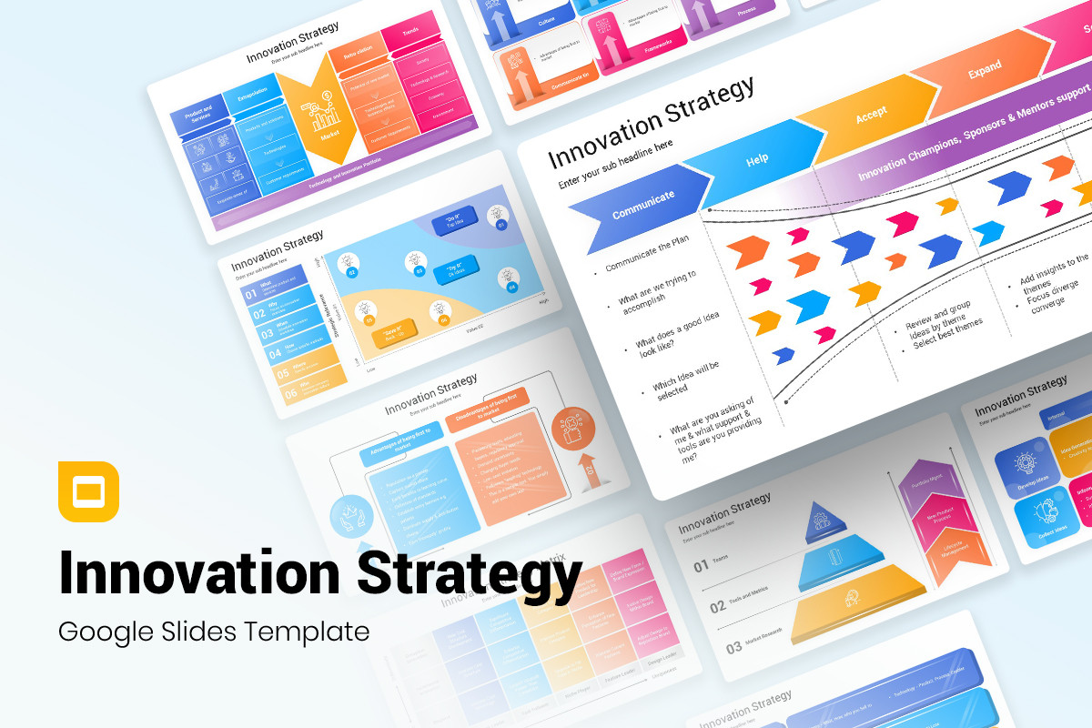 Innovation Strategy Google Slides Template | Nulivo Market