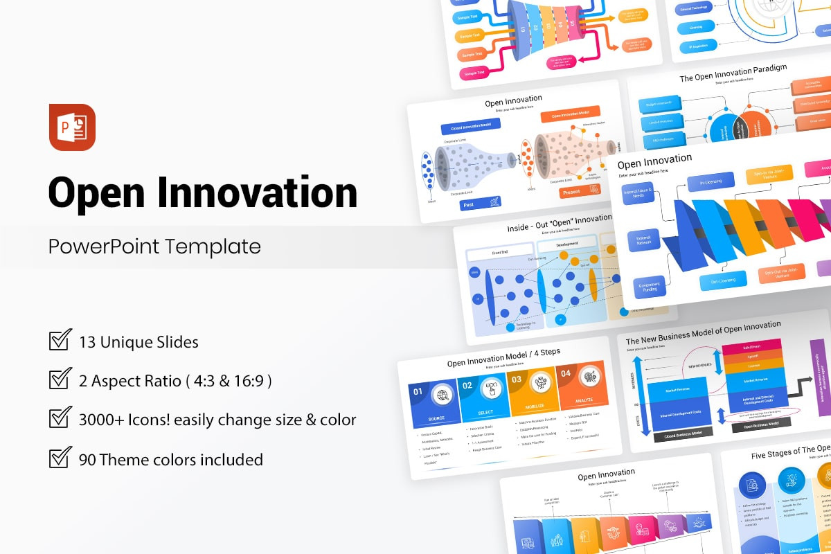 Open Innovation Presentation PowerPoint Template | Nulivo Market