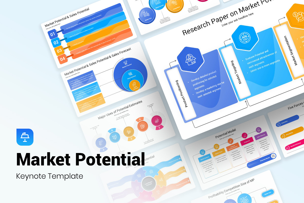 Market Potential Keynote Presentation Template | Nulivo Market