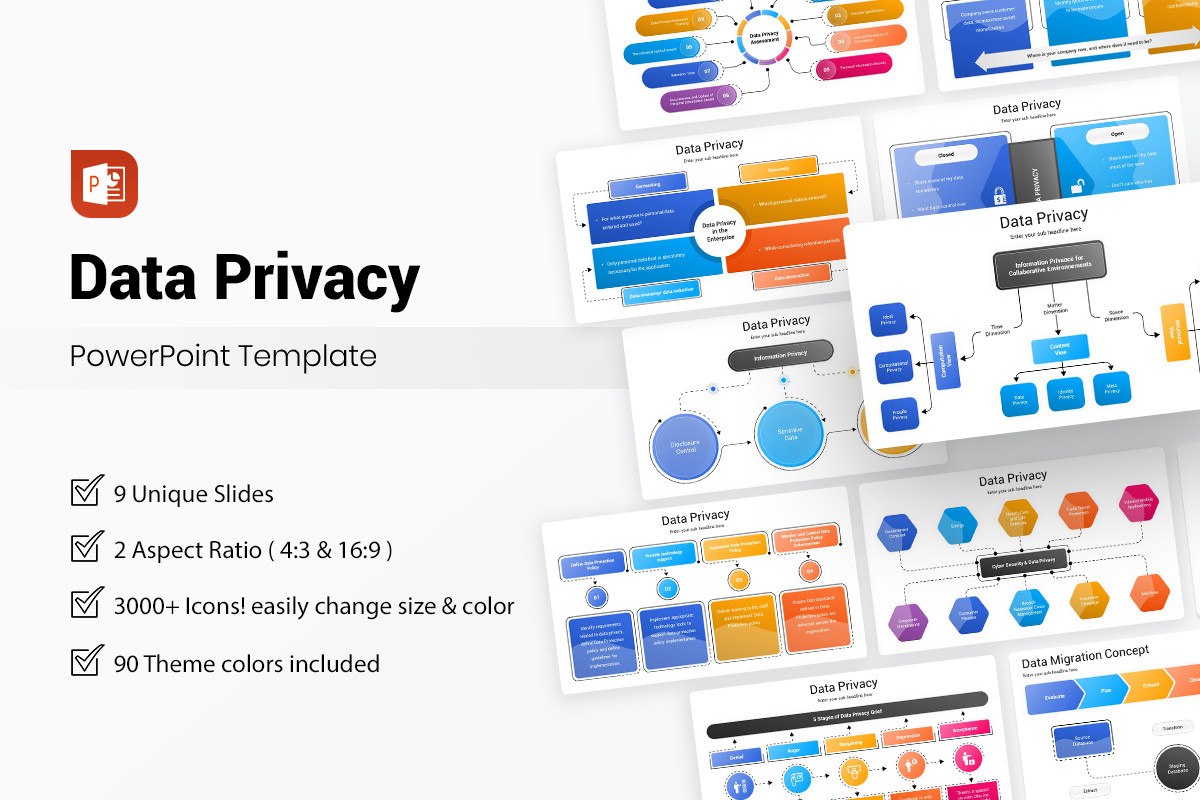 Data Privacy PowerPoint Presentation Template | Nulivo Market