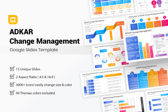 ADKAR Change Management Google Slides Template | Nulivo Market