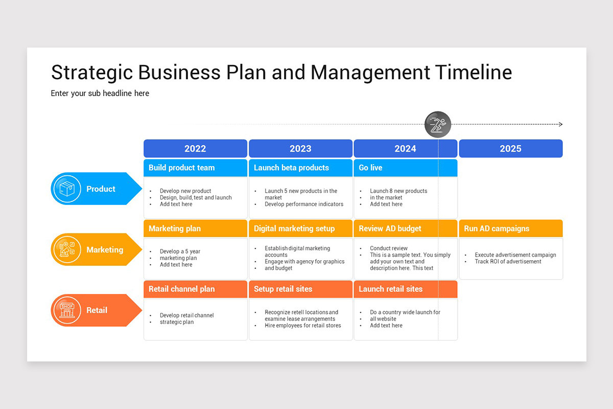 Business Priorities Timeline Keynote Template | Nulivo Market