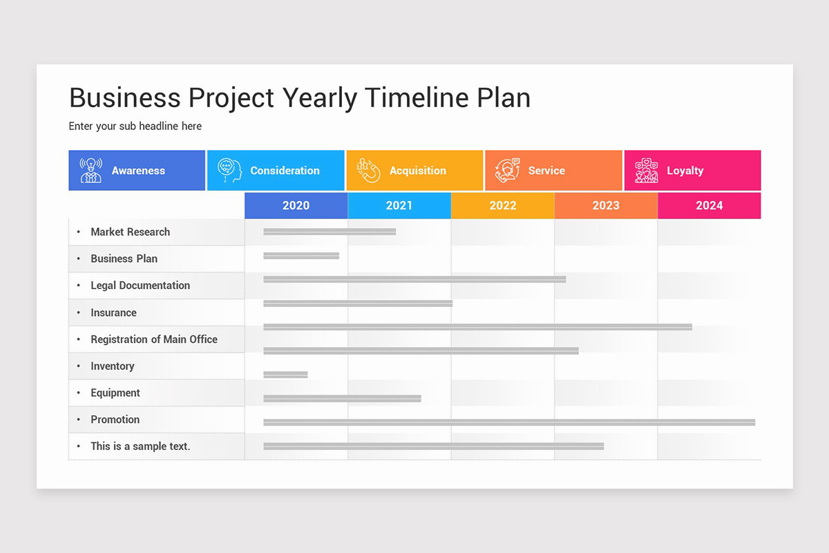 Business Strategy Timeline PowerPoint Template | Nulivo Market