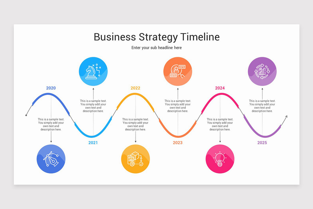 Business Strategy Timeline Keynote Template | Nulivo Market