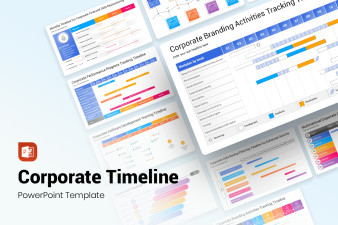 Corporate Timeline PowerPoint Template | Nulivo Market