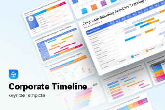 Corporate Timeline Keynote Template | Nulivo Market