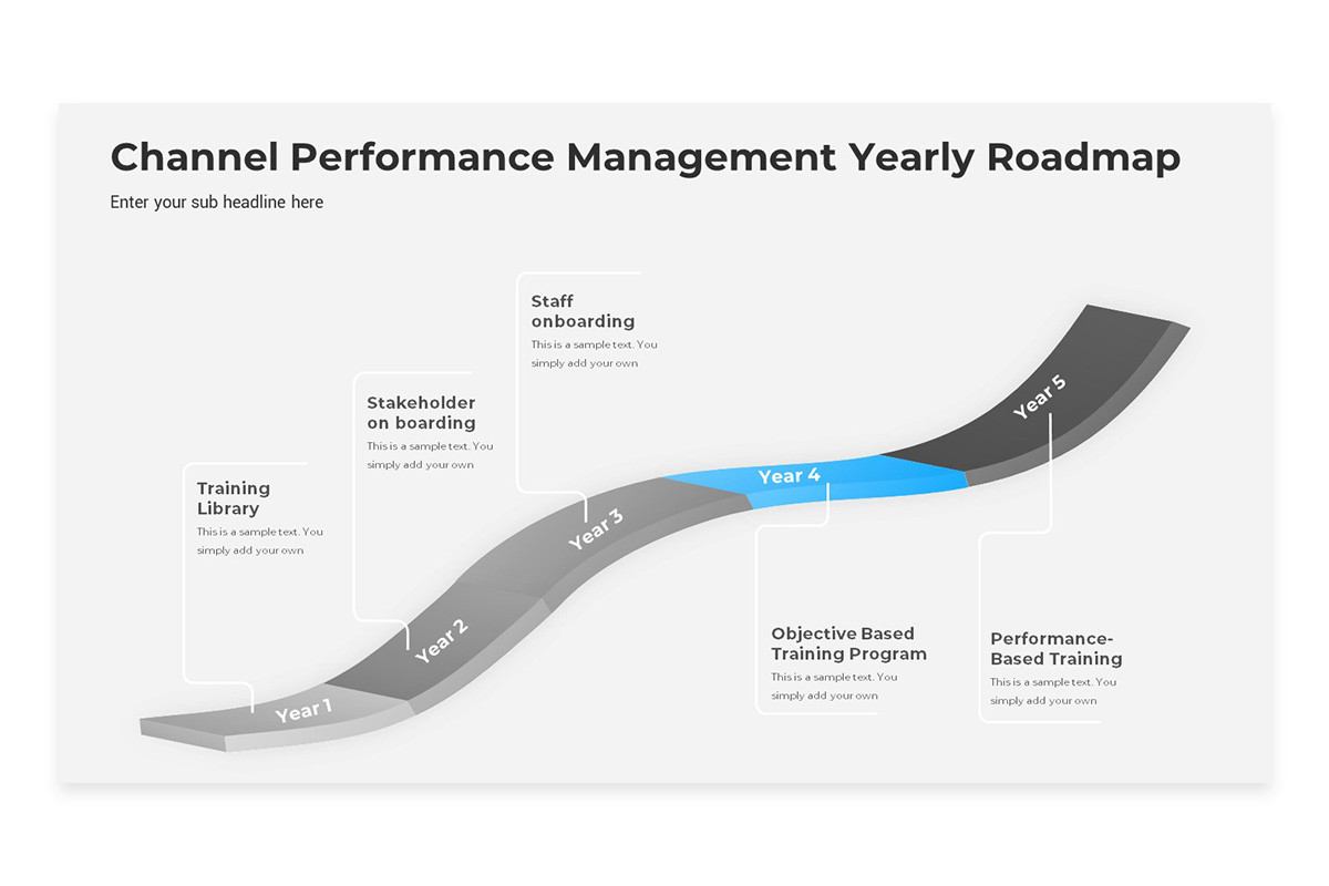 Yearly Roadmap PowerPoint Presentation Template | Nulivo Market