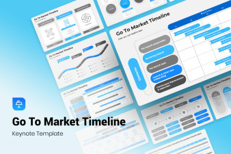 Go To Market Timeline Keynote Template | Nulivo Market