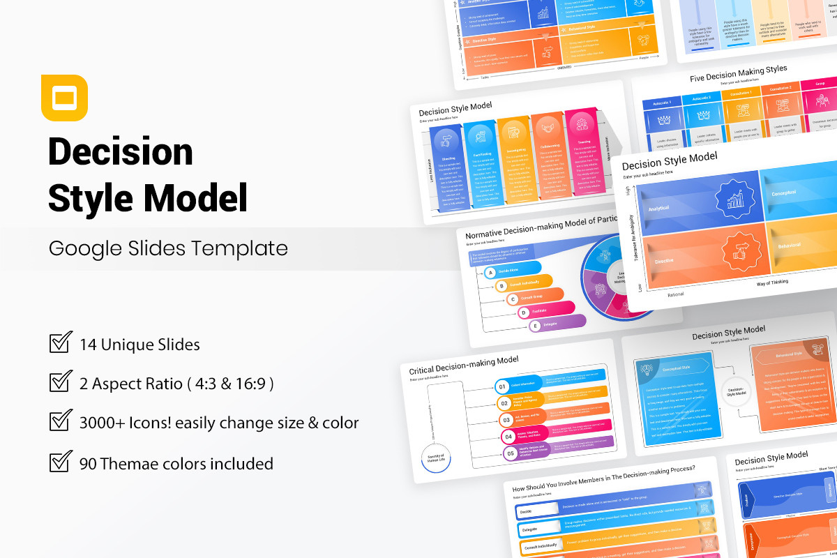 Decision Style Model Google Slides Template | Nulivo Market