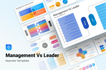 Management Vs Leader Keynote Template | Nulivo Market