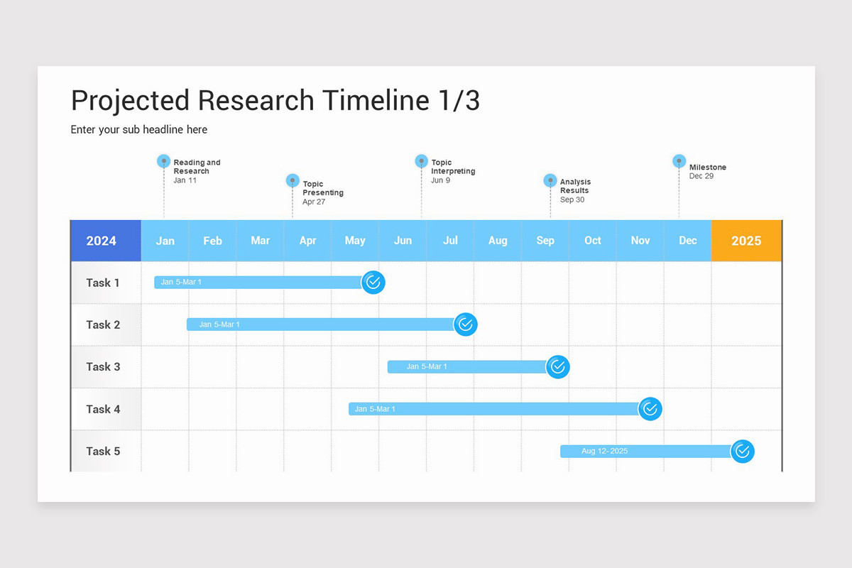 Market Research Timeline Keynote Template | Nulivo Market