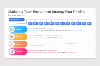 Marketing Strategy Timeline Keynote Template | Nulivo Market