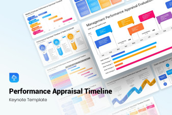 Performance Appraisal Timeline Keynote Template | Nulivo Market