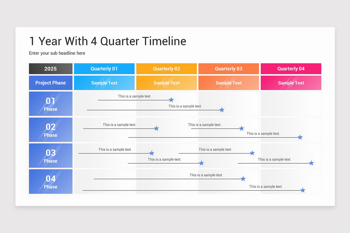 PMO Timeline Models PowerPoint Template | Nulivo Market