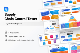 Supply Chain Control Tower Keynote Template | Nulivo Market