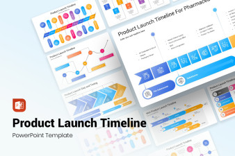 Product Launch Timeline PowerPoint Template | Nulivo Market