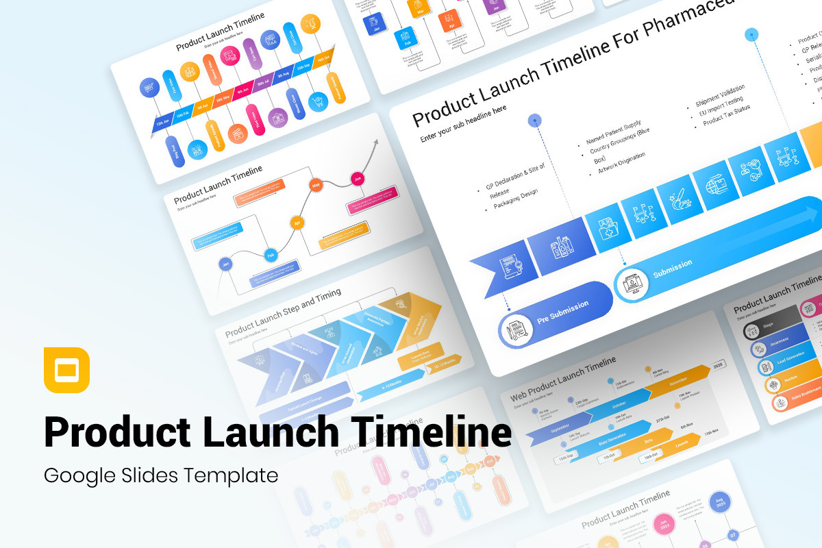 Product Launch Timeline Google Slides Template | Nulivo Market