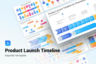 Product Launch Timeline Keynote Template | Nulivo Market