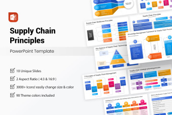 Supply Chain Management PowerPoint Template Diagrams | Nulivo Market